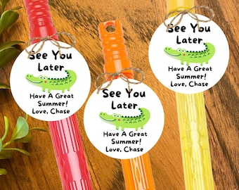 Personalized End of School Year Stickers: Class Treat Favors - Etsy