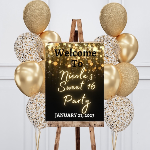 Sweet 16 Banner - Etsy