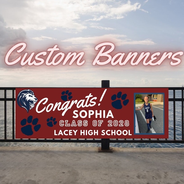 Custom Banner School - Etsy