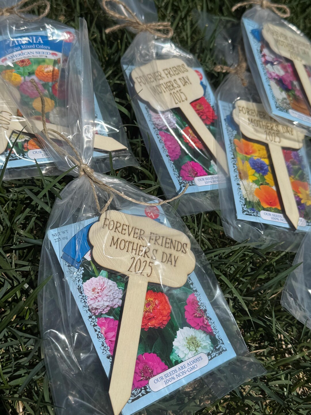 Personalized Mother's Day Seed Pack Gift Set: Laser Engraved Wooden ...