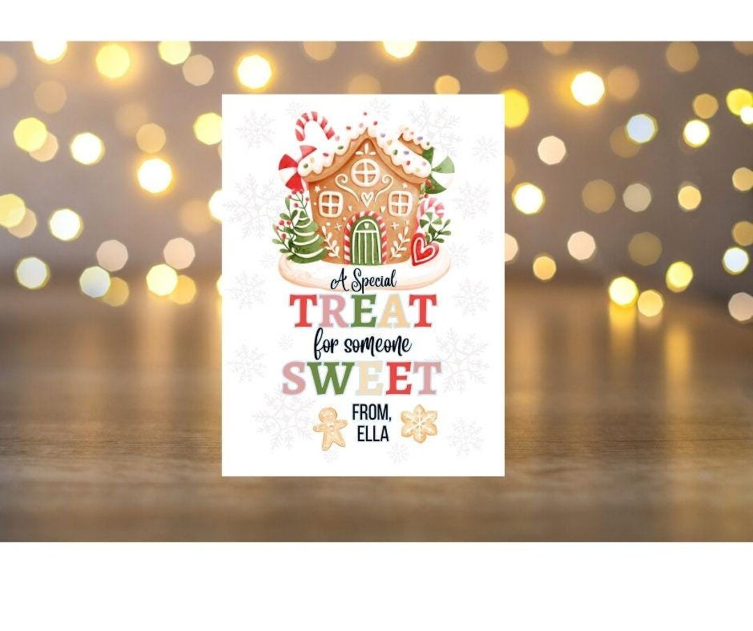 12 Sweet Treat Tags, Favor Tags, Thank You Tags, Gift Tags, Seasonal ...