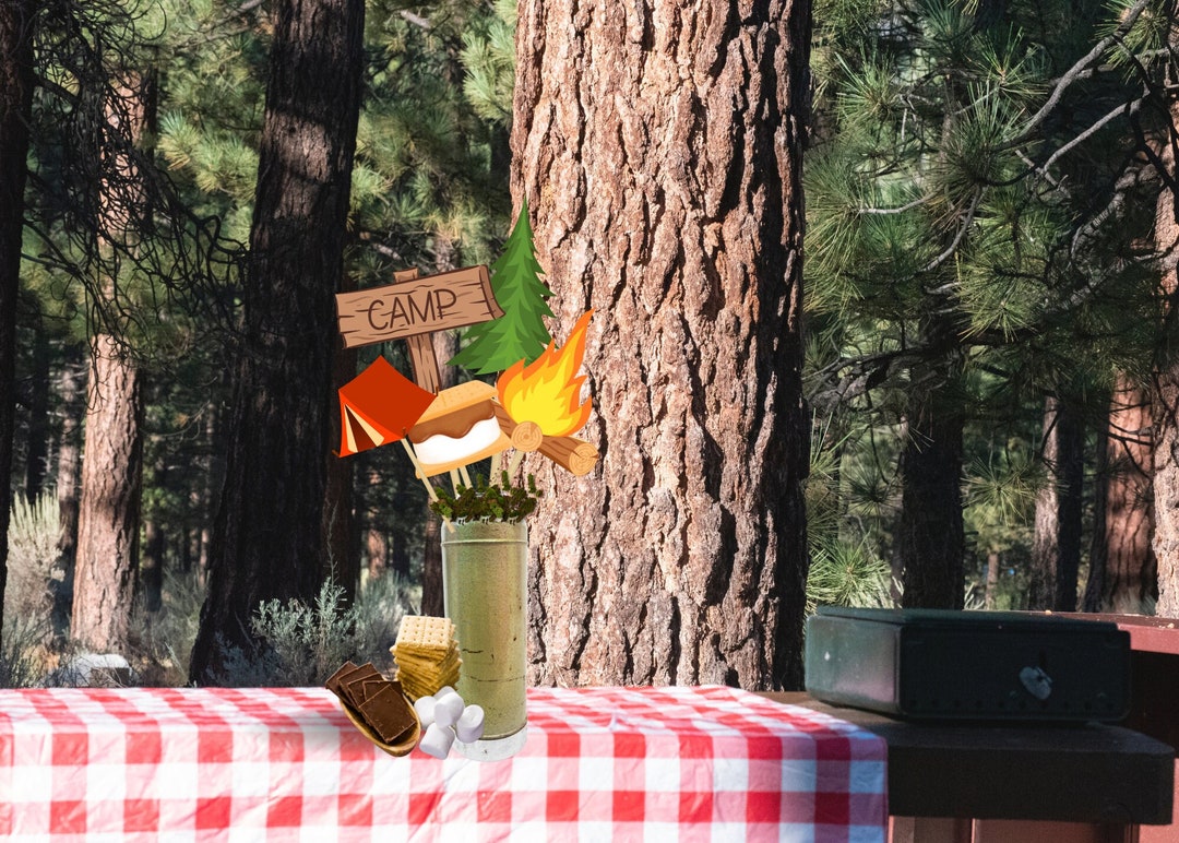 Camping Centerpiece Sticks: Wilderness Adventure Party Decor - Etsy