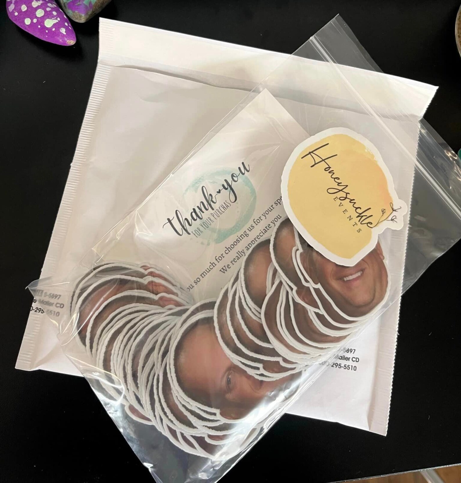 25 Custom Face Stickers, Shipped, Bachelorette, Bachelor, Face Stickers ...