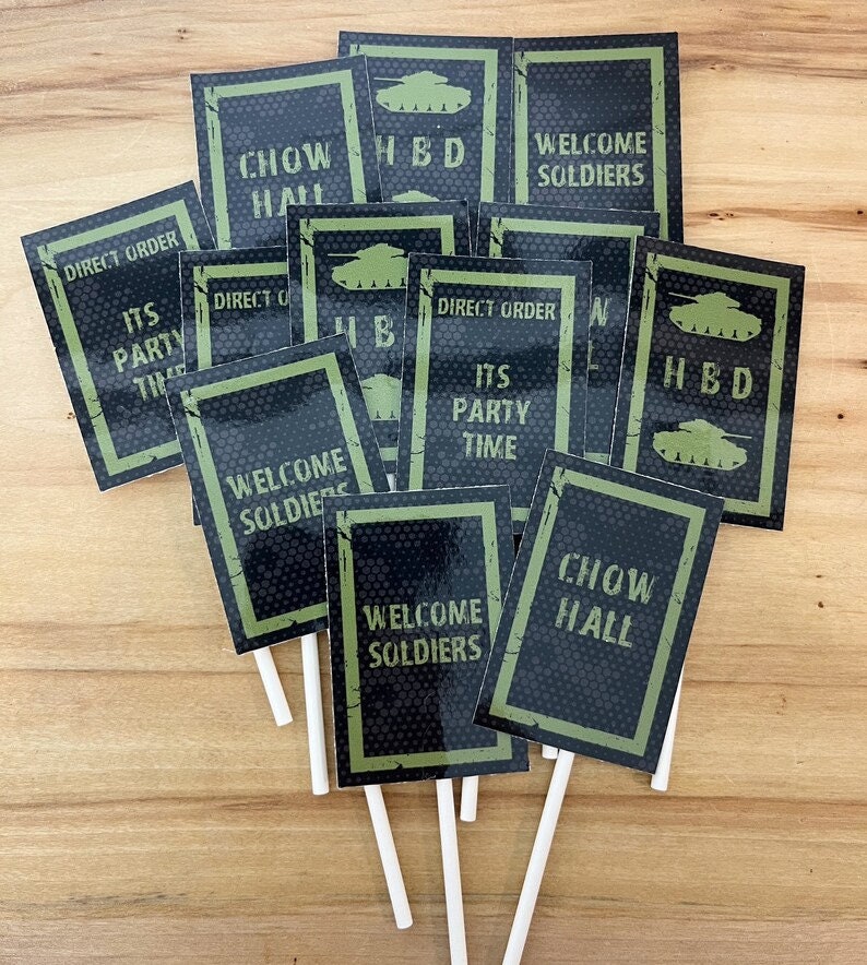 Custom Camo Party Board: Personalized Event Sign - Etsy