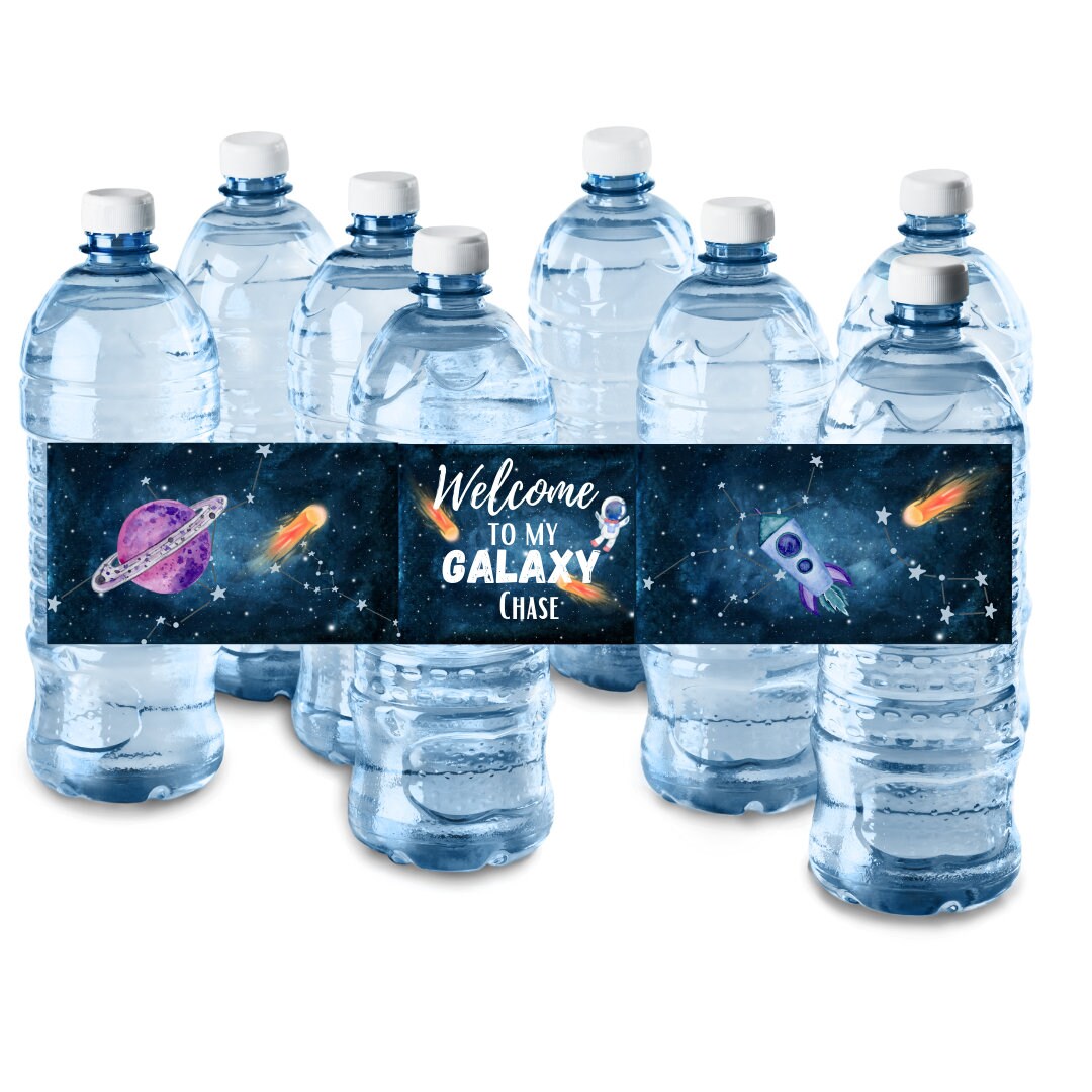 24 Custom Water Bottle Labels, Stickers, Skins, Waterproof, Custom ...