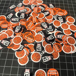 12 Basketball Themed Cupcake Toppers, Sports, Boy Party, Party Picks ...
