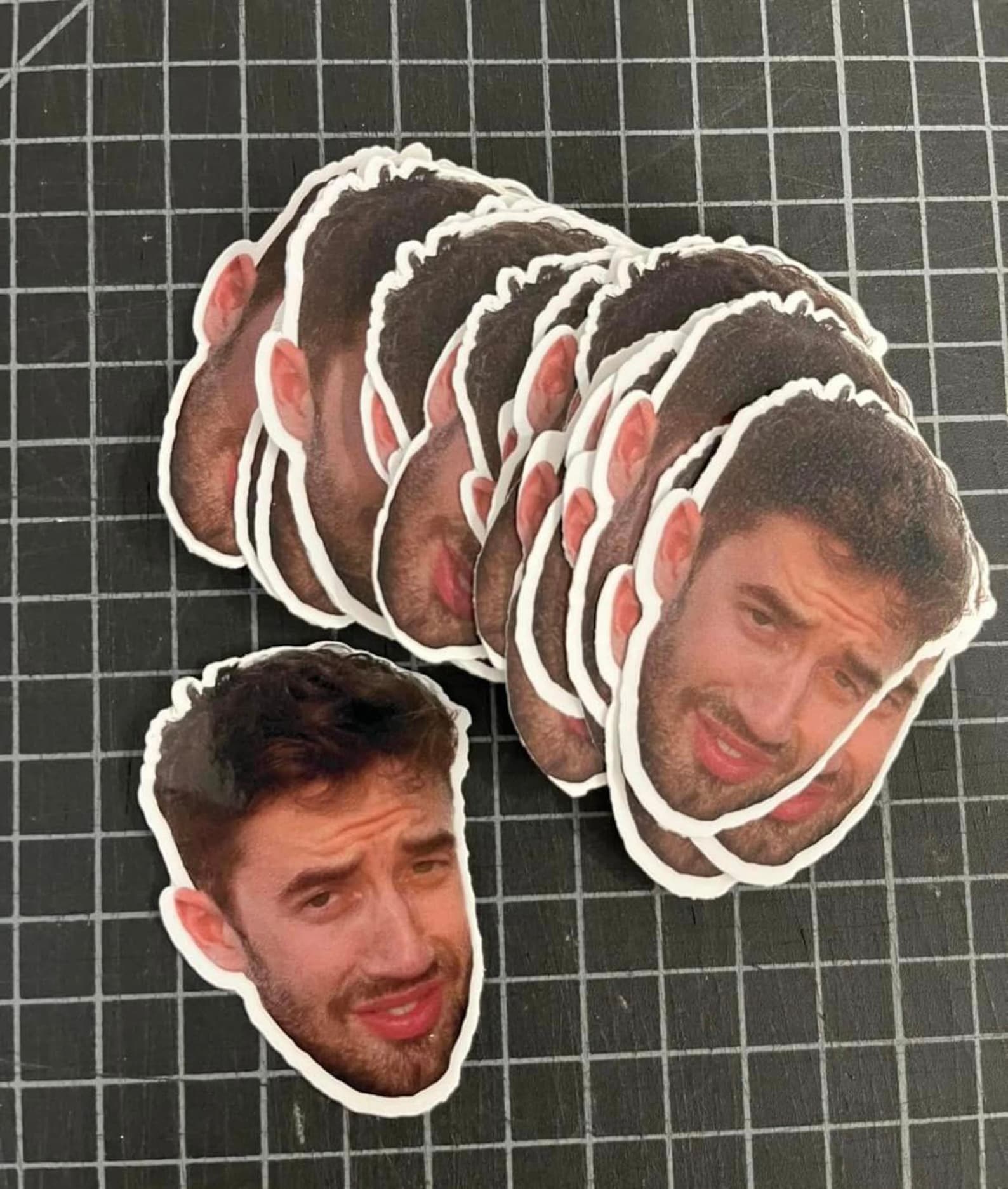 25 Custom Face Stickers, Shipped, Bachelorette, Bachelor, Face Stickers ...