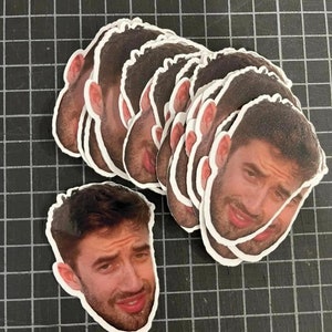 25 Custom Face Stickers, Shipped, Bachelorette, Bachelor, Face Stickers ...