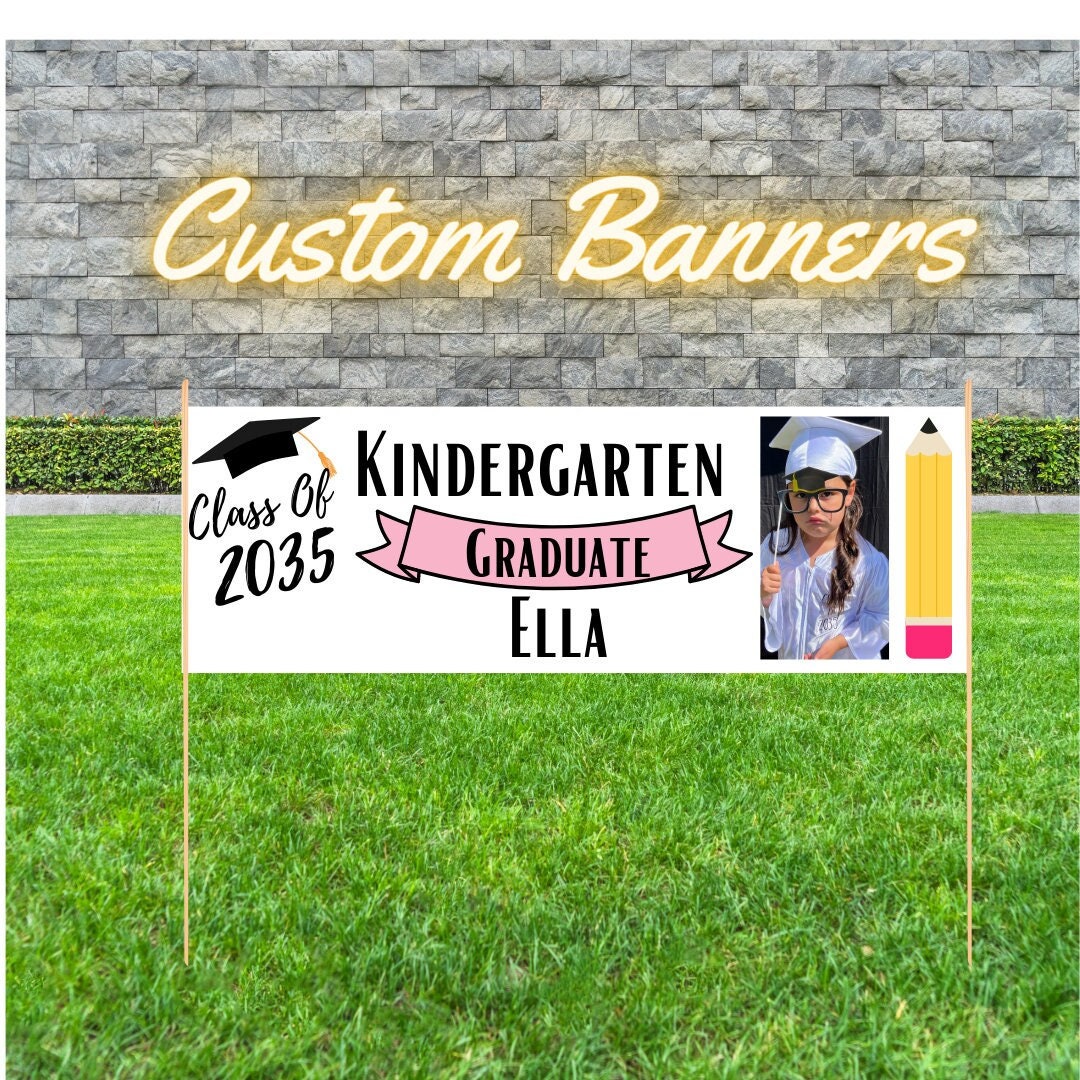 Vinyl Graduation Banner, School Banner, Yard Banner, 2023, Outdoor ...