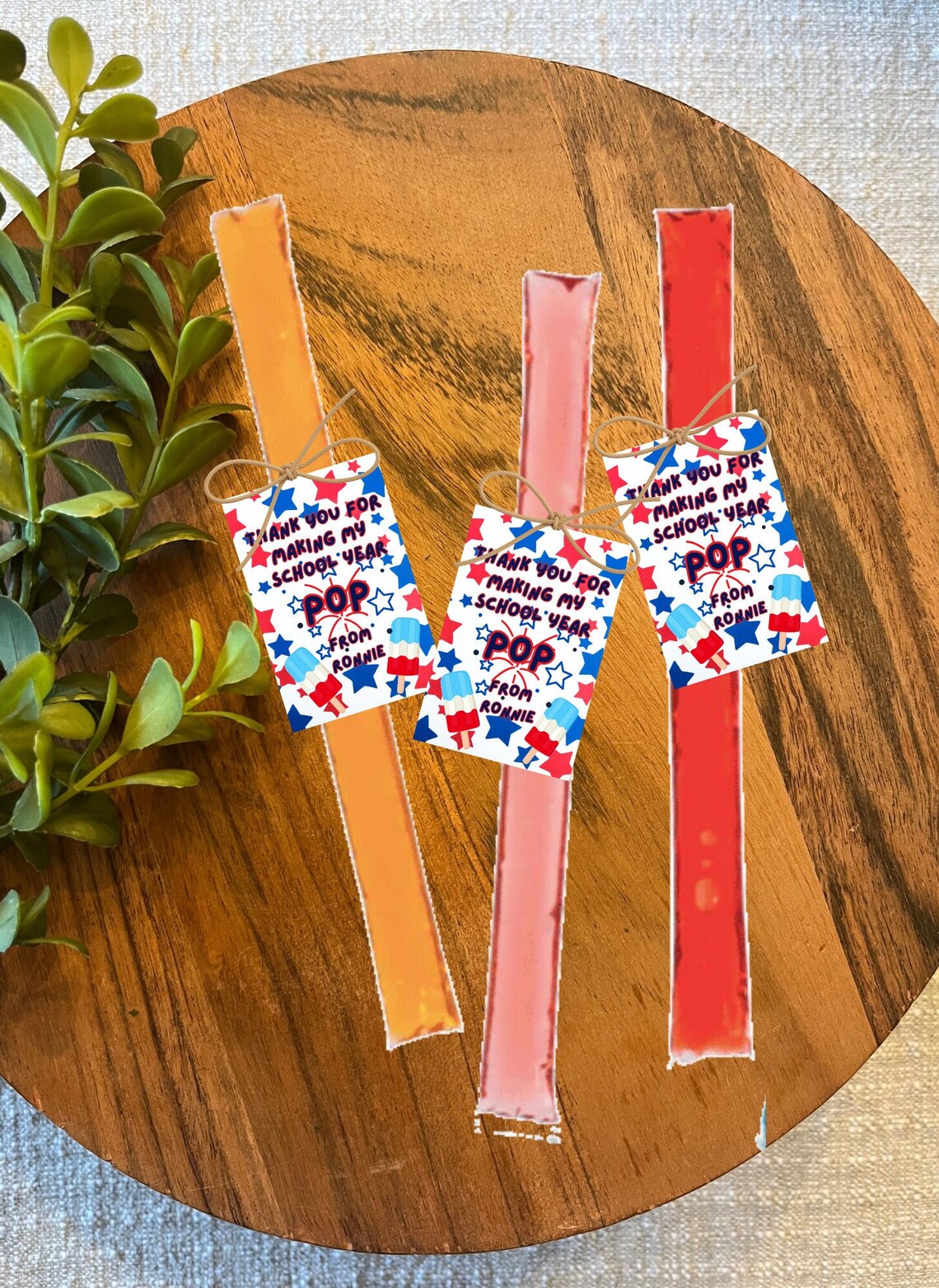 Personalized End of School Year Stickers: Class Treat Favors - Etsy