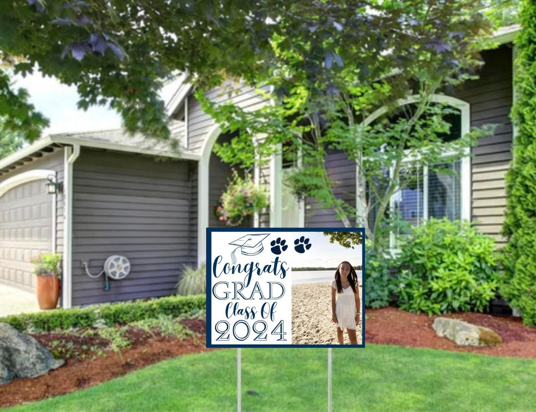 Lacey Graduation Yard Sign: Class of 2024, Waterproof, Corrugated ...