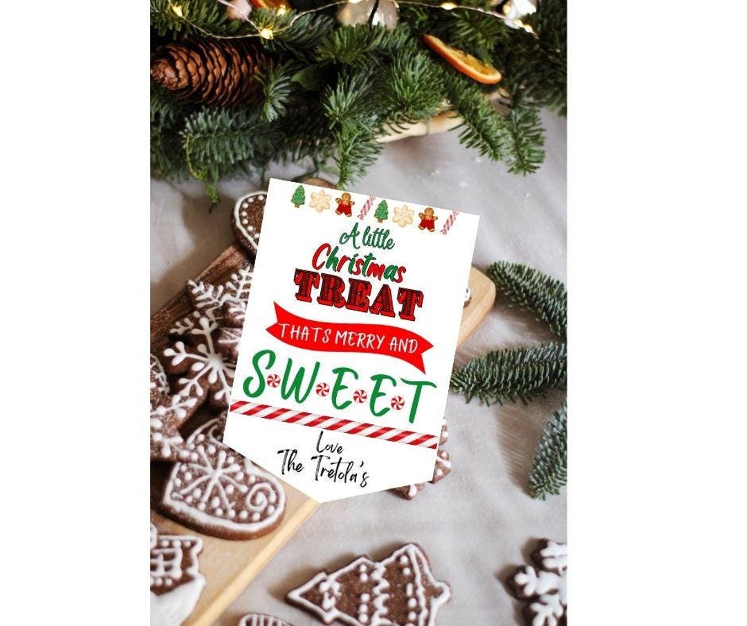 12 Sweet Treat Tags, Favor Tags, Thank You Tags, Gift Tags, Seasonal ...