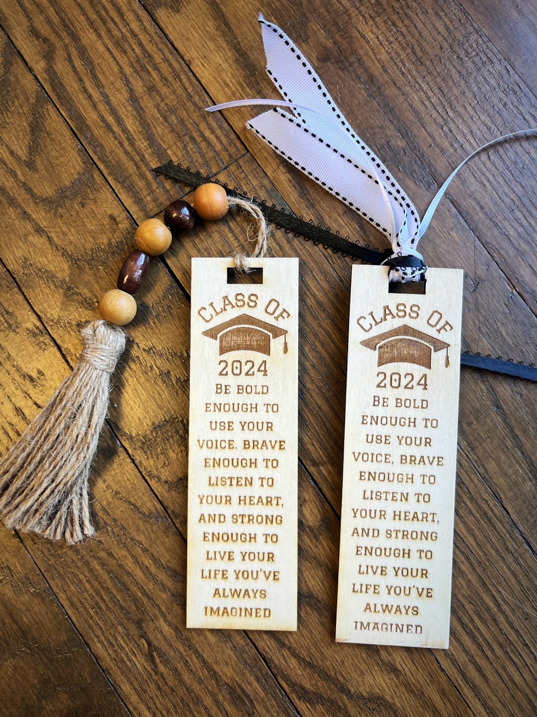 Graduation Wooden Bookmark, Personalized, Thankful, Graduate, High ...