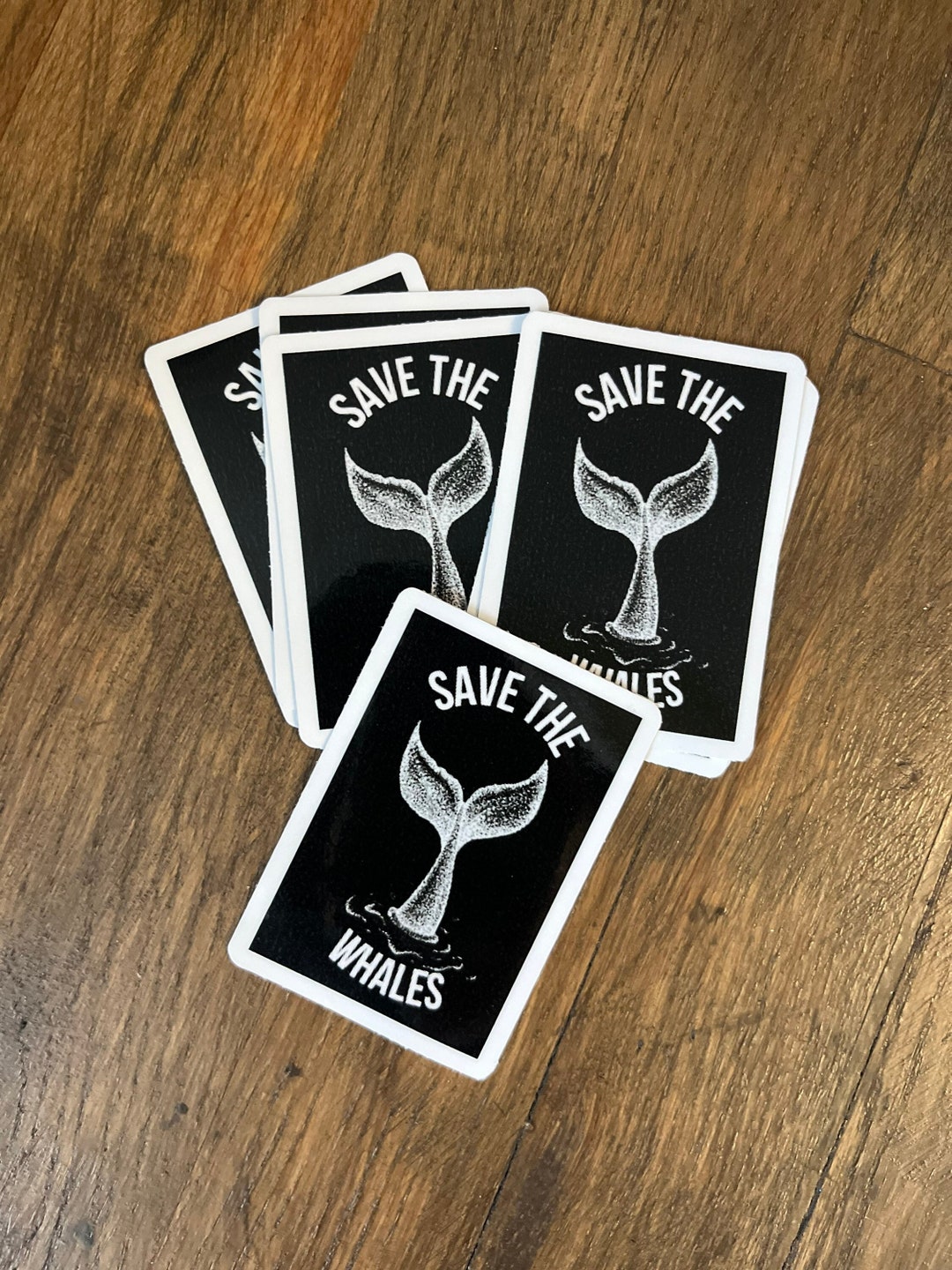Save the Whale Sticker Pack, Custom Made Sticker, Vinyl, Laminated, Die ...