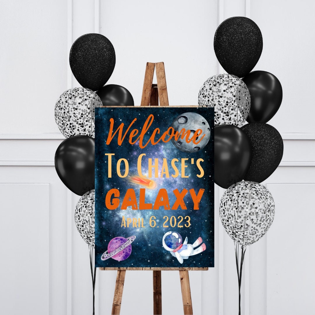 Custom Galaxy Party Board: Waterproof Corrugated Plastic Sign - Etsy