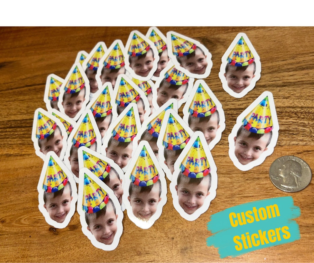 25 Custom Face Stickers, Shipped, Bachelorette, Bachelor, Face Stickers ...