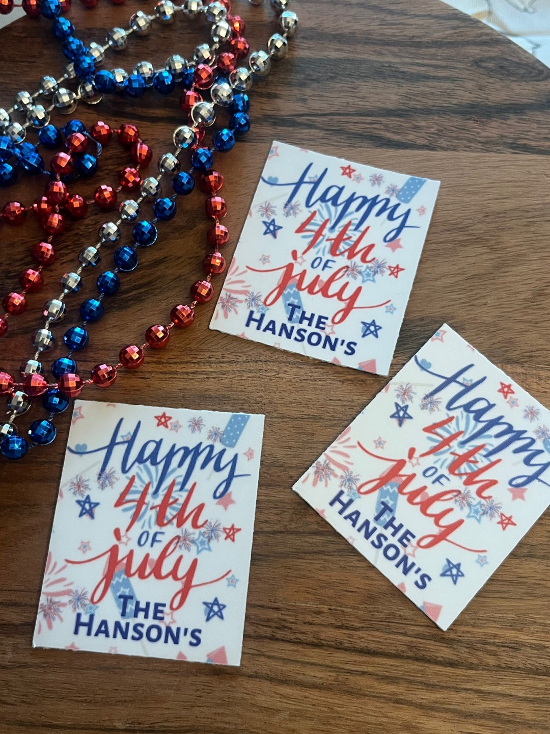 12 4th of July Favor Tag, Home of the Brave, Sticker, Memorial Day ...