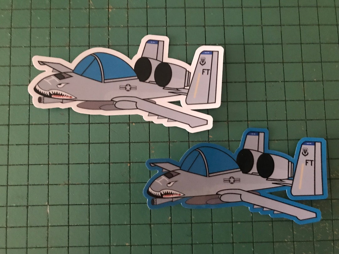 Airplane Stickers, A-10 Warthog Sticker - Etsy