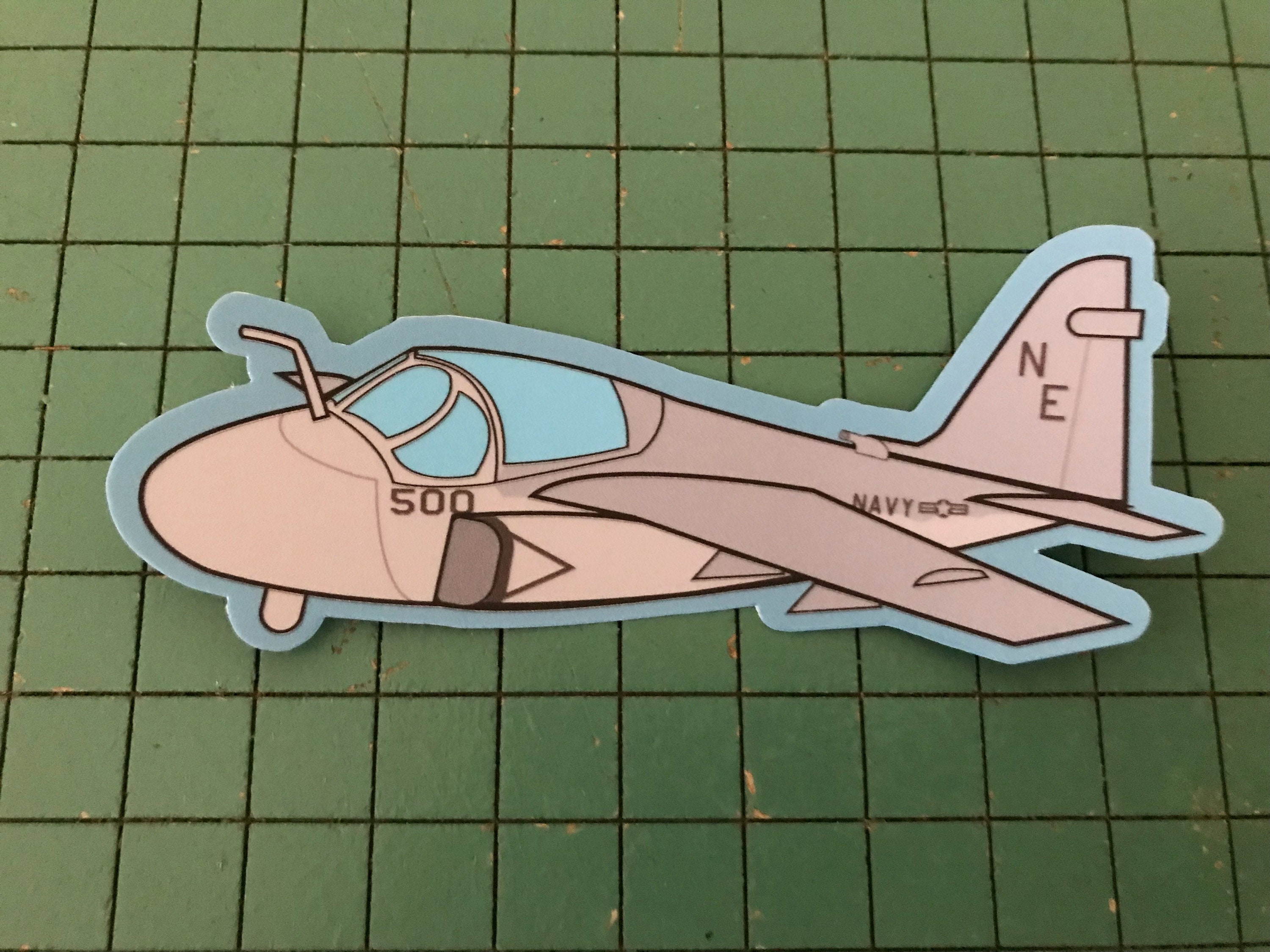 Airplane Stickers, EA-6B Prowler and A-6 Intruder, Water Resistant - Etsy
