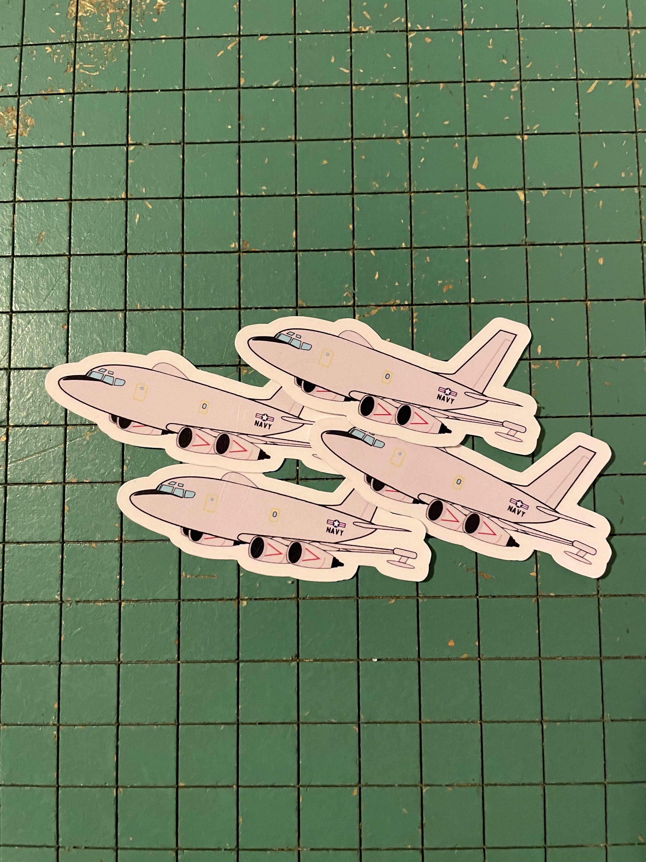 Airplane Stickers, E-6B Mercury Sticker - Etsy