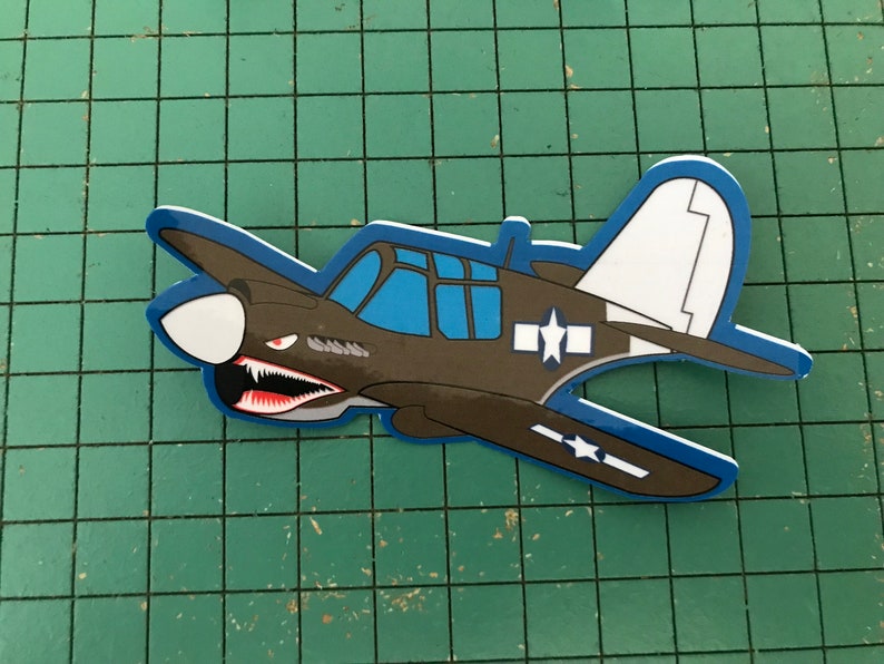 Airplane Stickers P-40 Warhawk Sticker - Etsy
