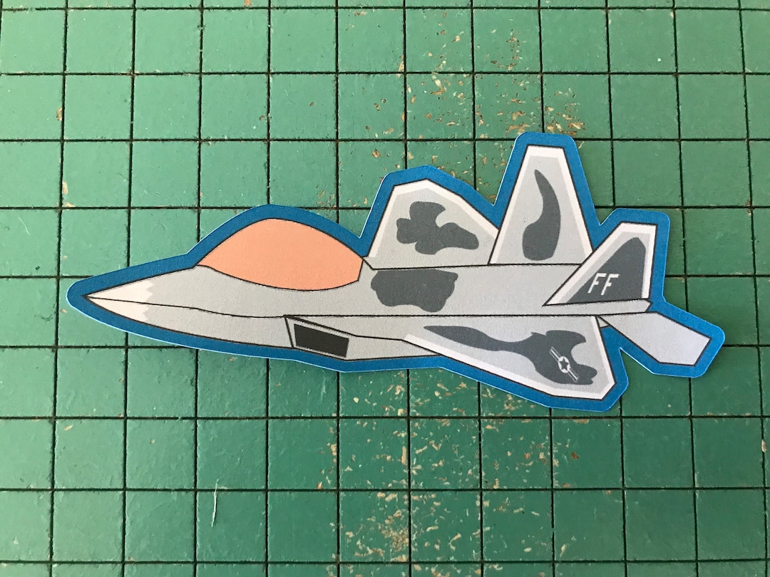 Airplane Stickers, F-22 Raptor Sticker - Etsy