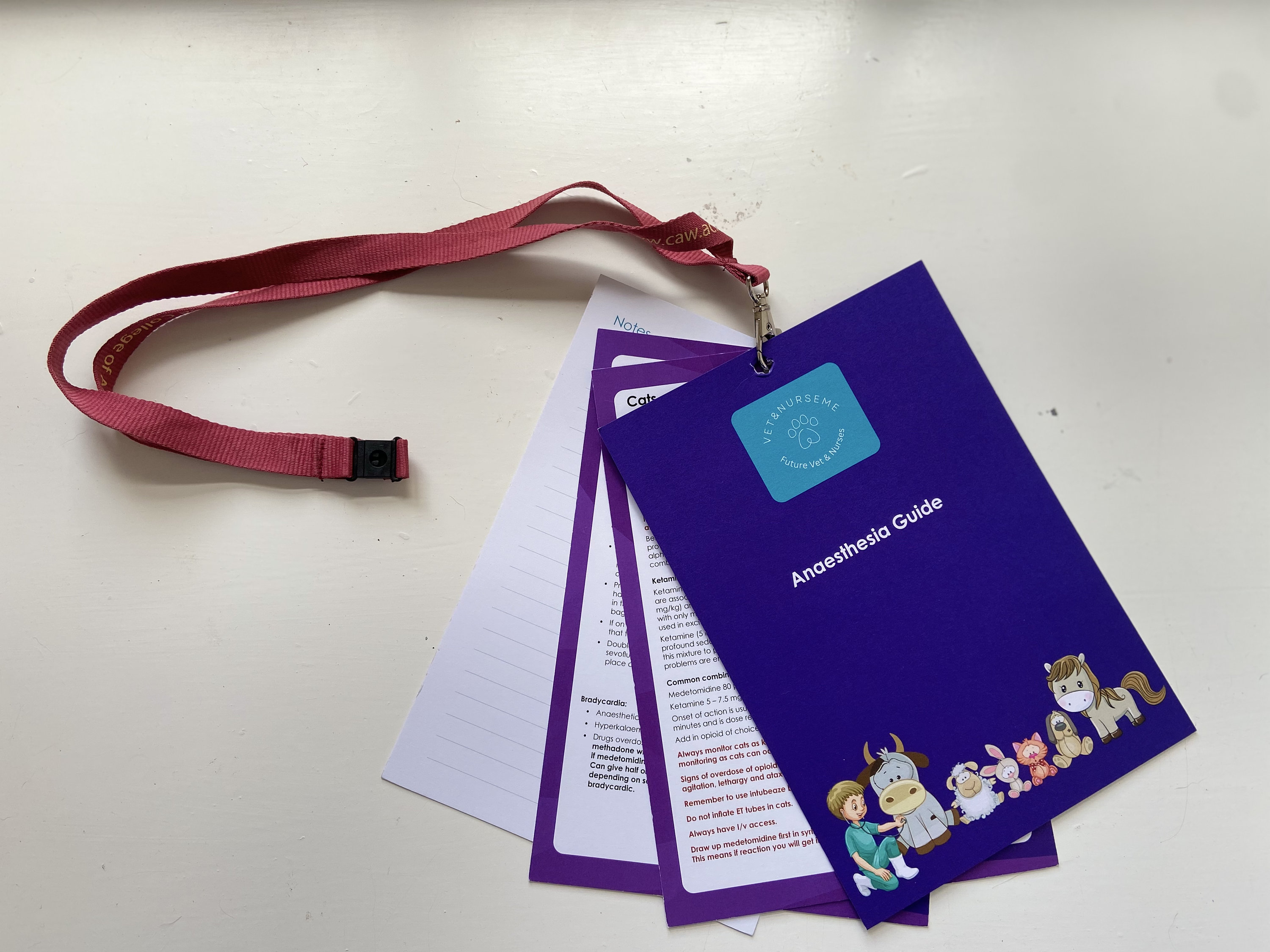 Veterinary Anaesthesia Guide, Vet Pocket Guide, Vet Nurse Guide ...