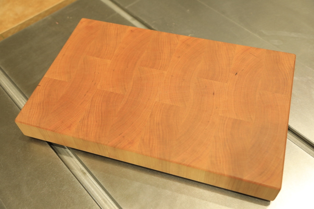 Cherry End Grain Cutting Board - Etsy