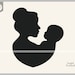 Mom and Baby Svg, Mother and Child Svg, Mother's Day Svg, Mom Clipart ...