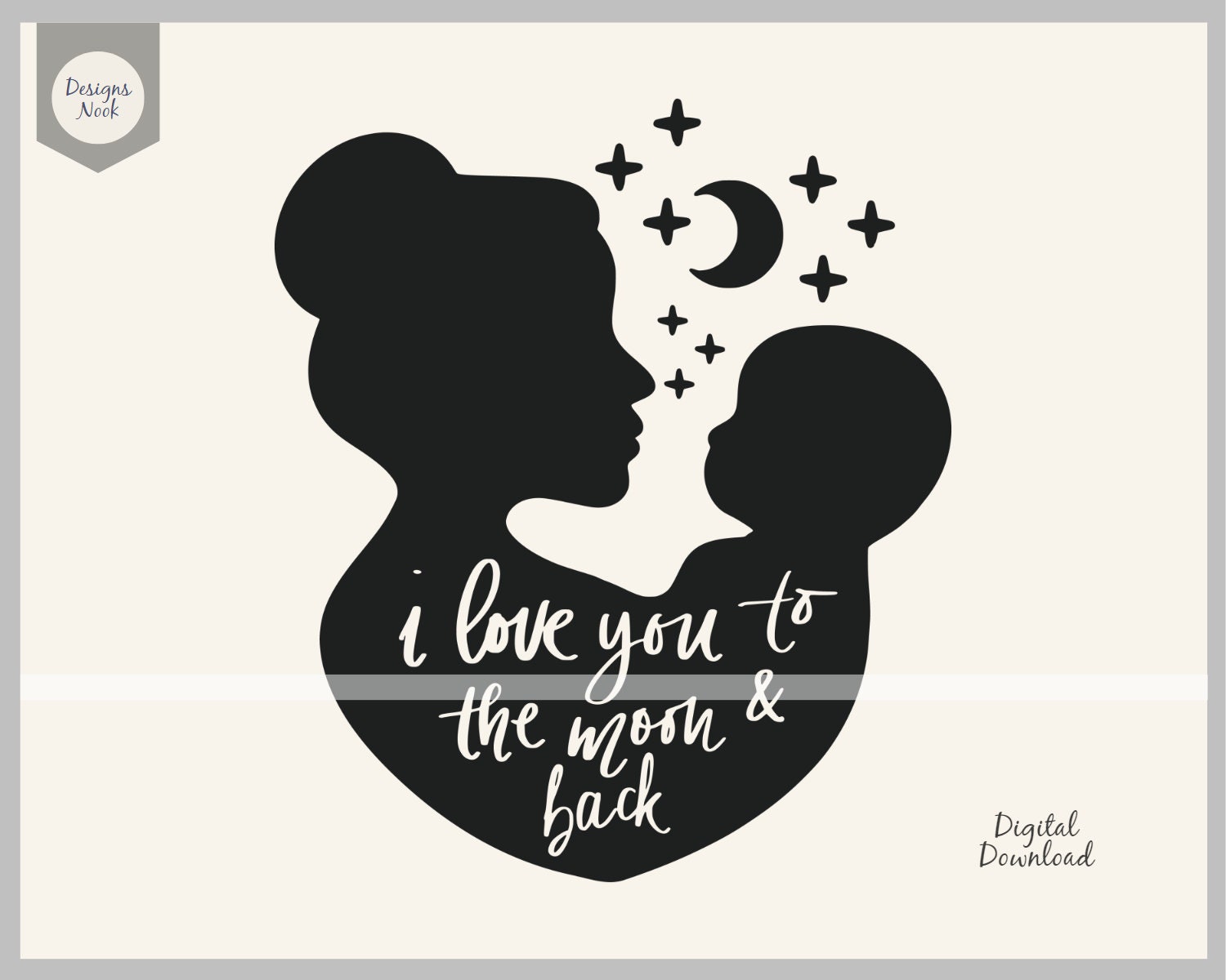 Mom and Baby Svg, Mother and Child Svg, Mother's Day Svg, Mom Clipart ...