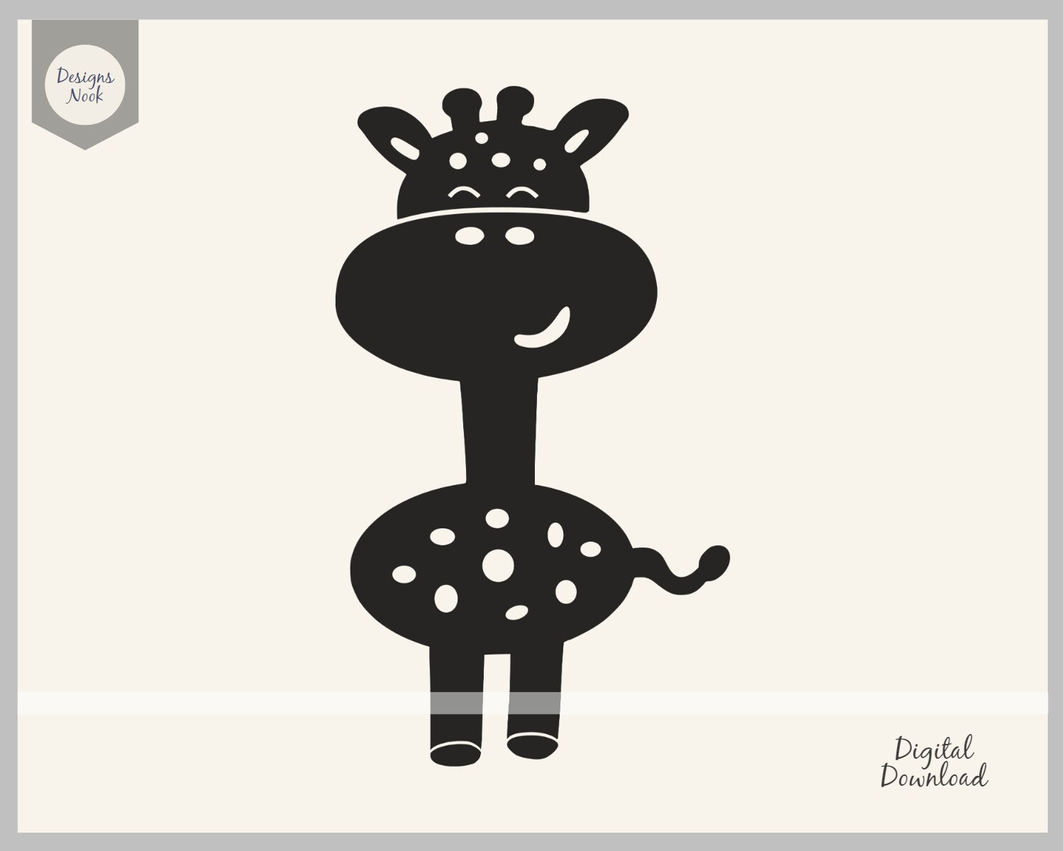 Baby Giraffe Svg, Cute Giraffe, Baby Shower Cut File, Giraffe Blowing ...