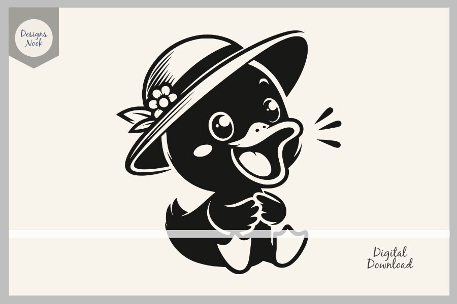 Baby Duck SVG, Funny Little Duck Svg, Baby Duck Funny Svg, Cute Duck ...