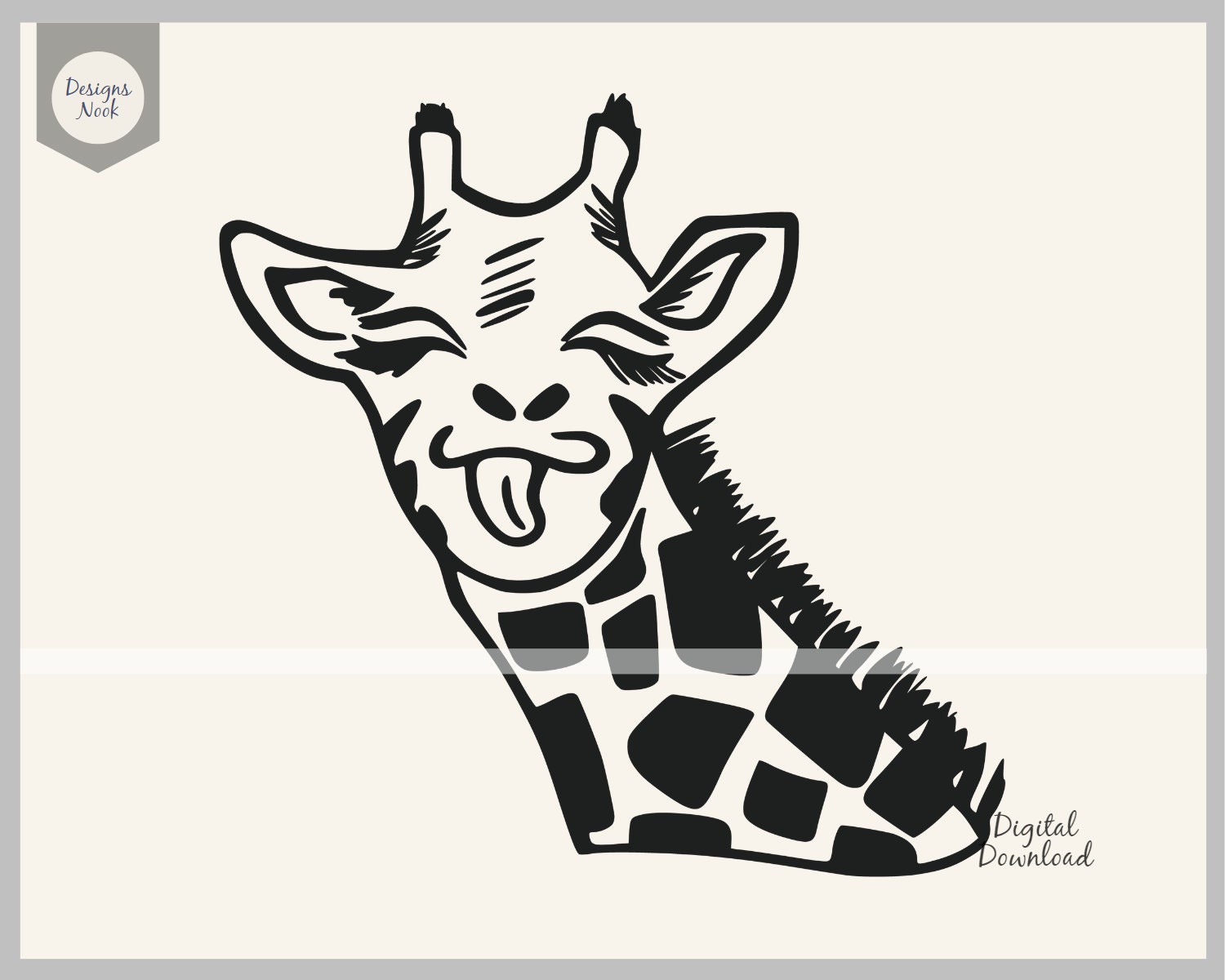 Giraffe Svg, Baby Giraffe Svg, Clipart, Baby Giraffe Clipart, Instant ...