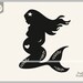 Beautiful Mermaid SVG, Pregnant Mermaid, Expecting Mommy, Baby Mermaid ...