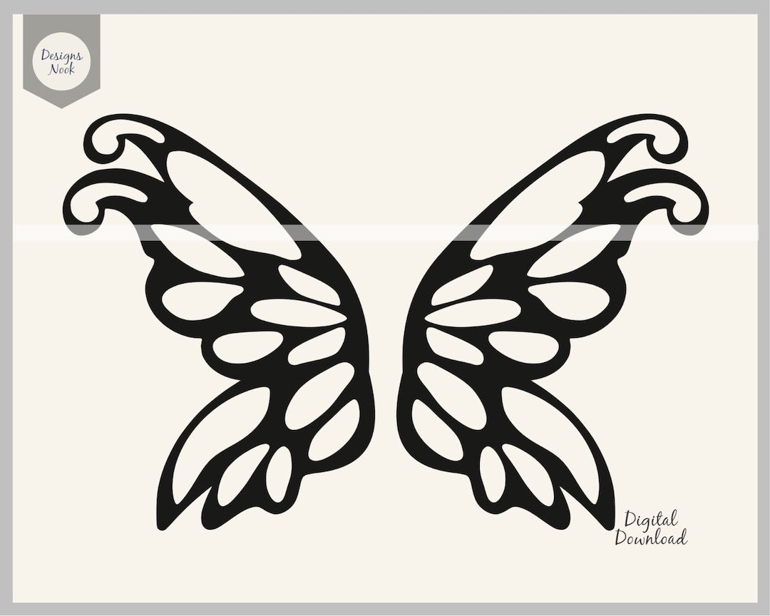 Fairy Wings SVG, Fairy Wings Cut File, Fairy Wings PNG Clipart, Fairy ...