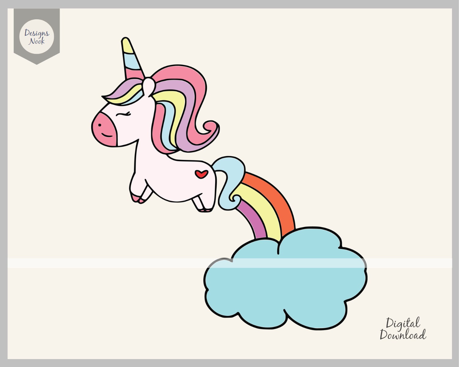 Unicorn Svg, Unicorn Cut File, Layered Unicorn Svg. Unicorn Vector ...