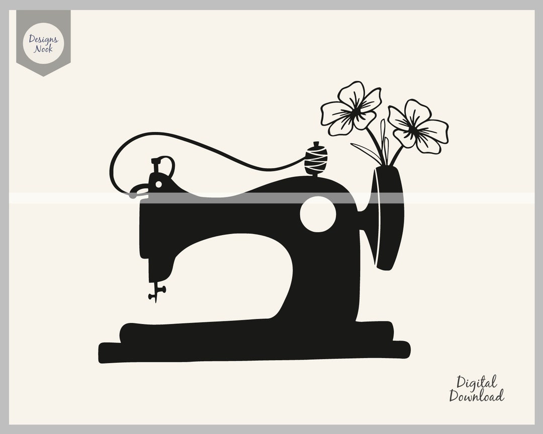 Sewing Machine Svg, Vintage Sewing Machine Svg, Sewing Machine ...