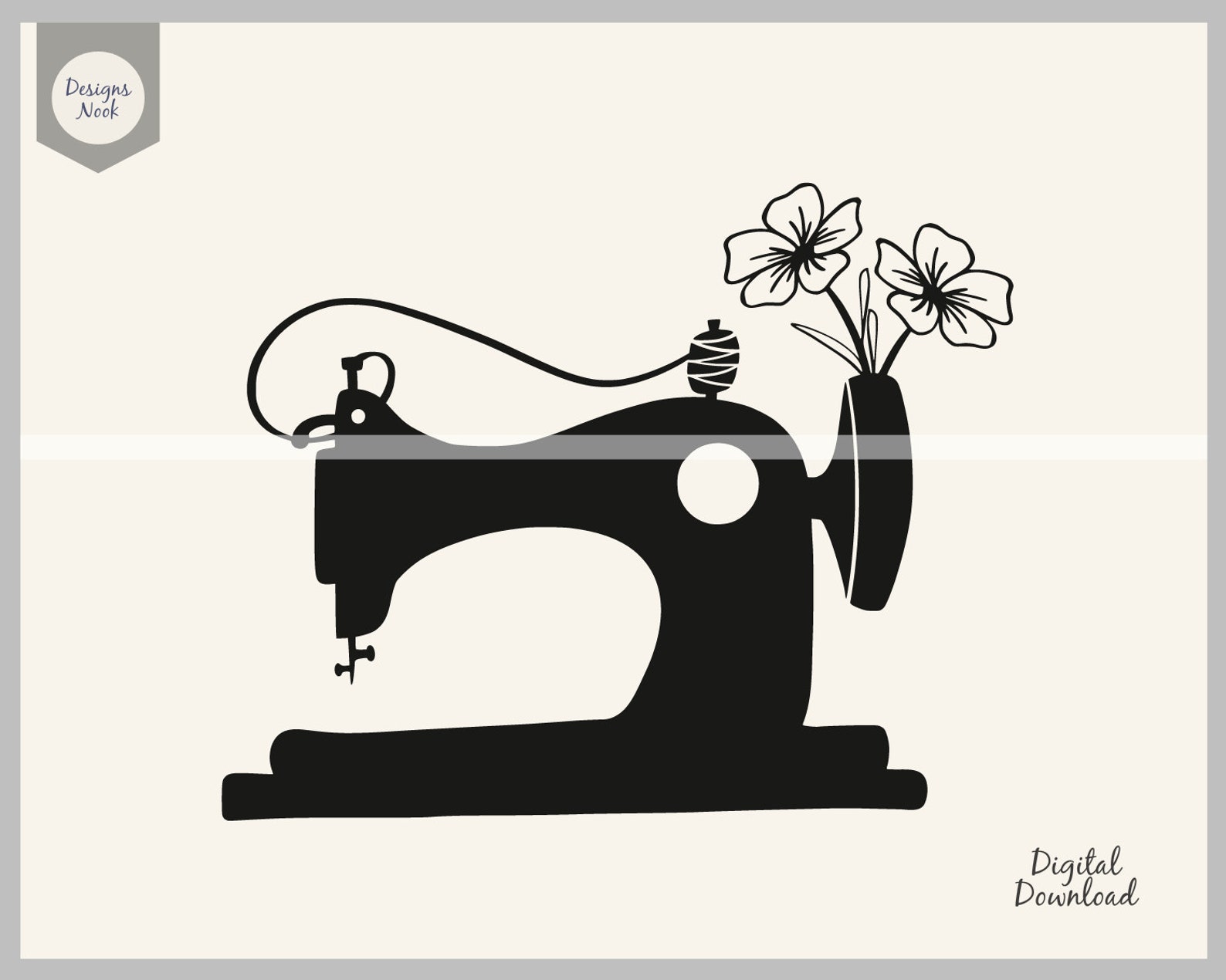 Sewing Machine Svg, Vintage Sewing Machine Svg, Sewing Machine ...