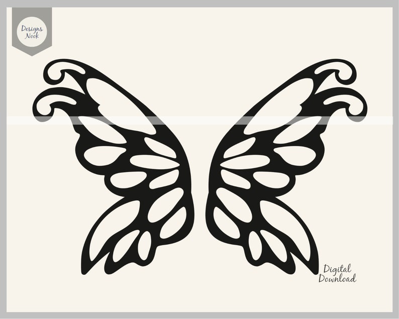 Fairy Wings SVG, Fairy Wings Cut File, Fairy Wings PNG Clipart, Fairy ...