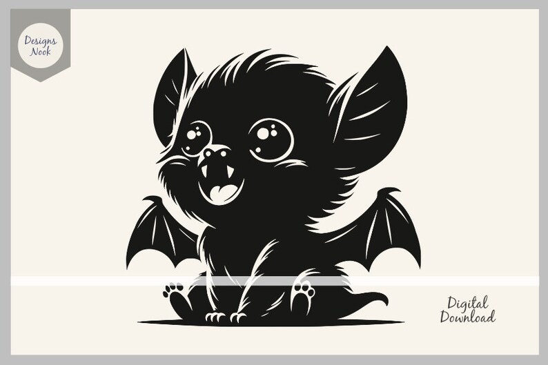 Bat SVG, Flying Baby Bat SVG, Bat Funny Svg, Cute Bat Clipart, Bat ...