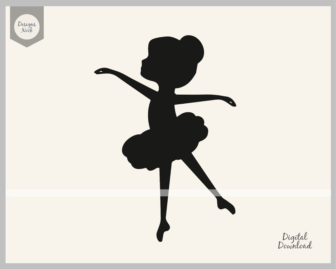 Ballerina Svg, Little Ballerina Svg, Ballerina Cut File, Dance Svg ...