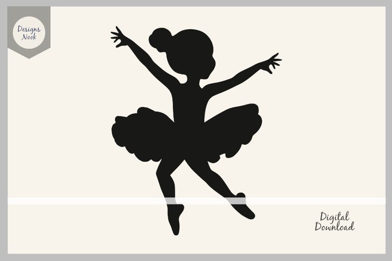Ballerina Svg, Little Ballerina Svg, Ballerina Cut File, Dance Svg ...