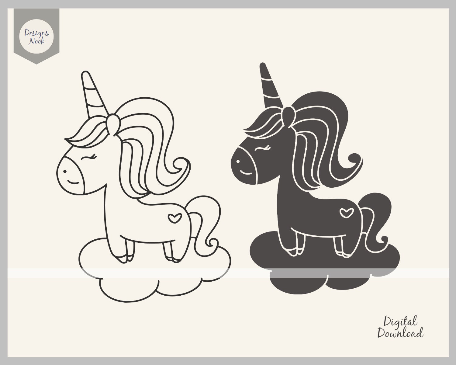 Unicorn Svg, Unicorn Cut File, Layered Unicorn Svg. Unicorn Vector ...