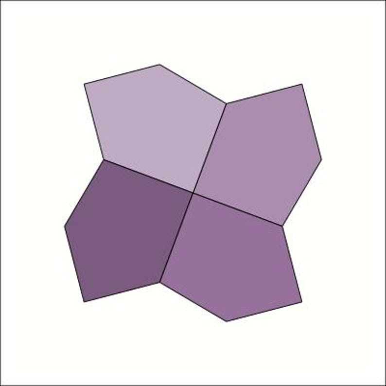 Crooked House EPP Pattern Download - SVG, US Letter & A4 Versions - Etsy UK