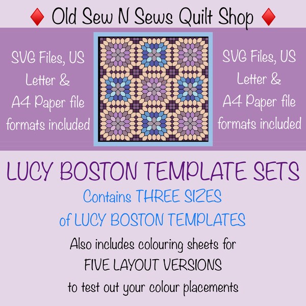 Lucy Boston Template - Etsy