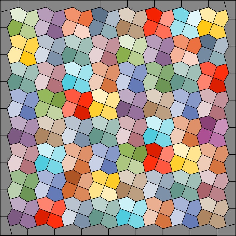 Crooked House EPP Pattern Download - SVG, US Letter & A4 Versions - Etsy UK