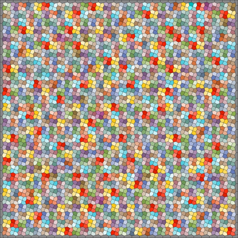 Crooked House Quilt EPP Template Set - SVG, US Letter & A4 Versions ...