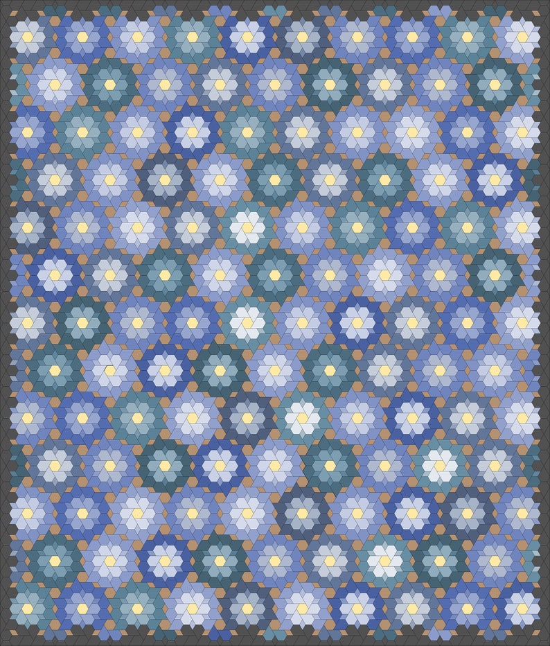 Ruby Quilt EPP Template Set - SVG, US Letter & A4 Versions in One - Etsy