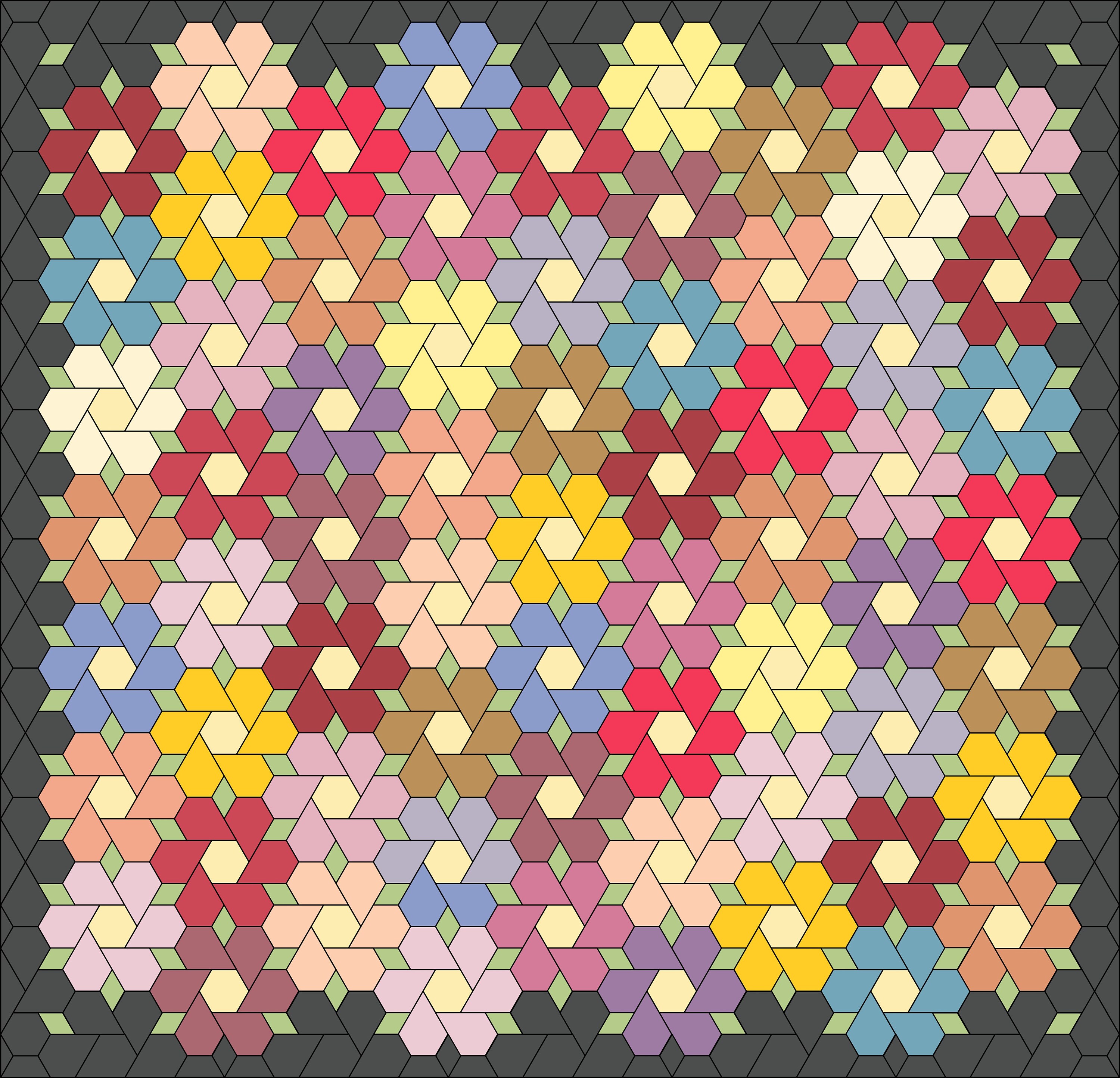 Ruby Quilt EPP Template Set SVG, US Letter & A4 Versions in One - Etsy