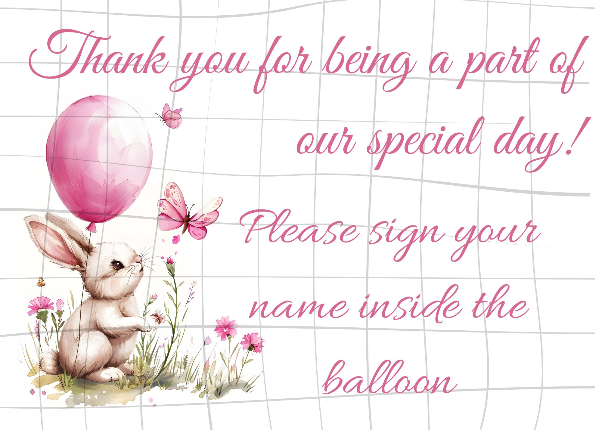 Baby Shower Signature Board Template Girl Baby Shower Guestbook ...